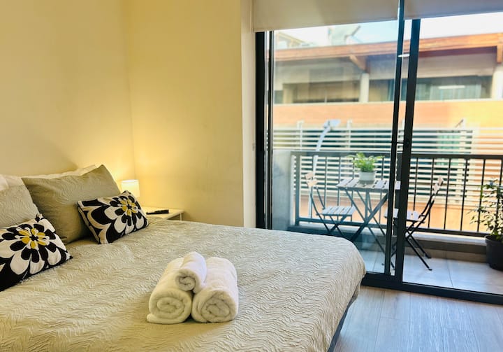 Moderno Studio Con Piscina En Barrio Republica - Chile