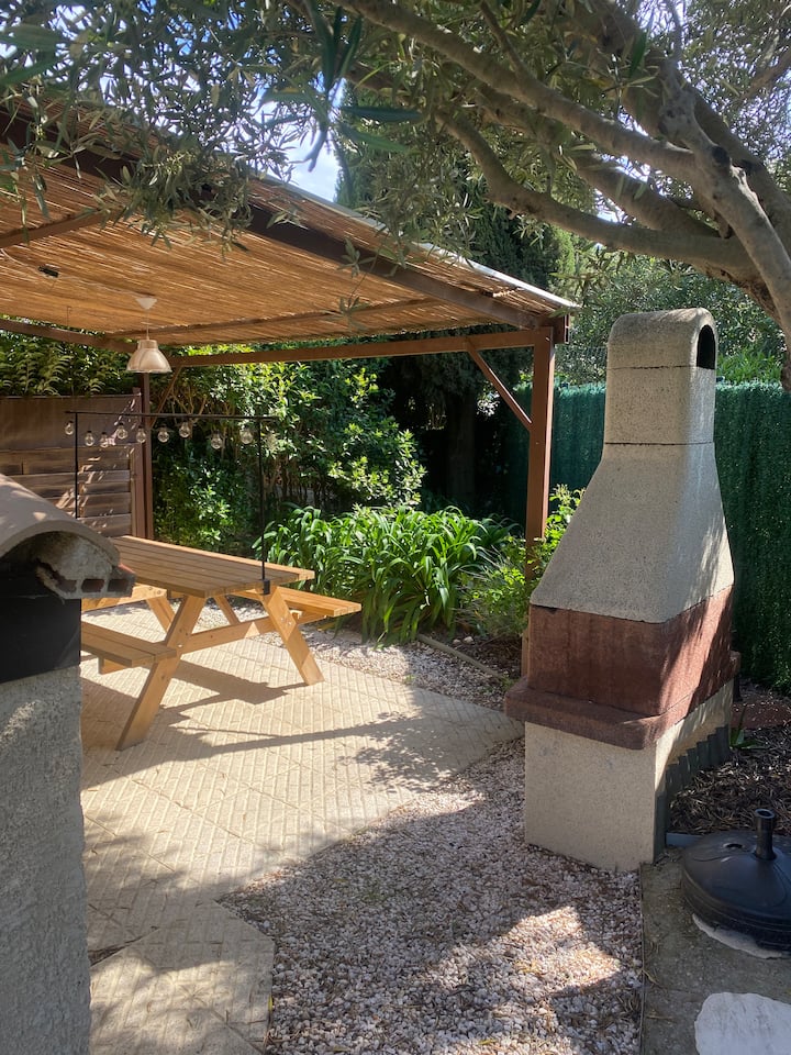 Mini Villa Proche De La Mer, Jardin Privé, Piscine - Saint-Cyprien