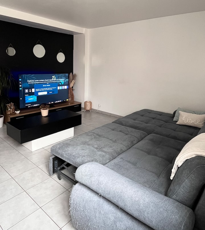 Appt 6p - 2 Chambres - Clim - Terrasse - Sorgues