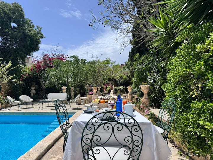Palazzo Fairy Lights Garden With Pool - Malte