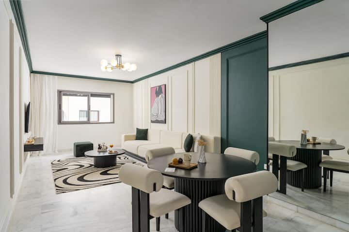 Stylish Maarif 2br Flat| Fast Wi-fi +Free Parking - Casablanca
