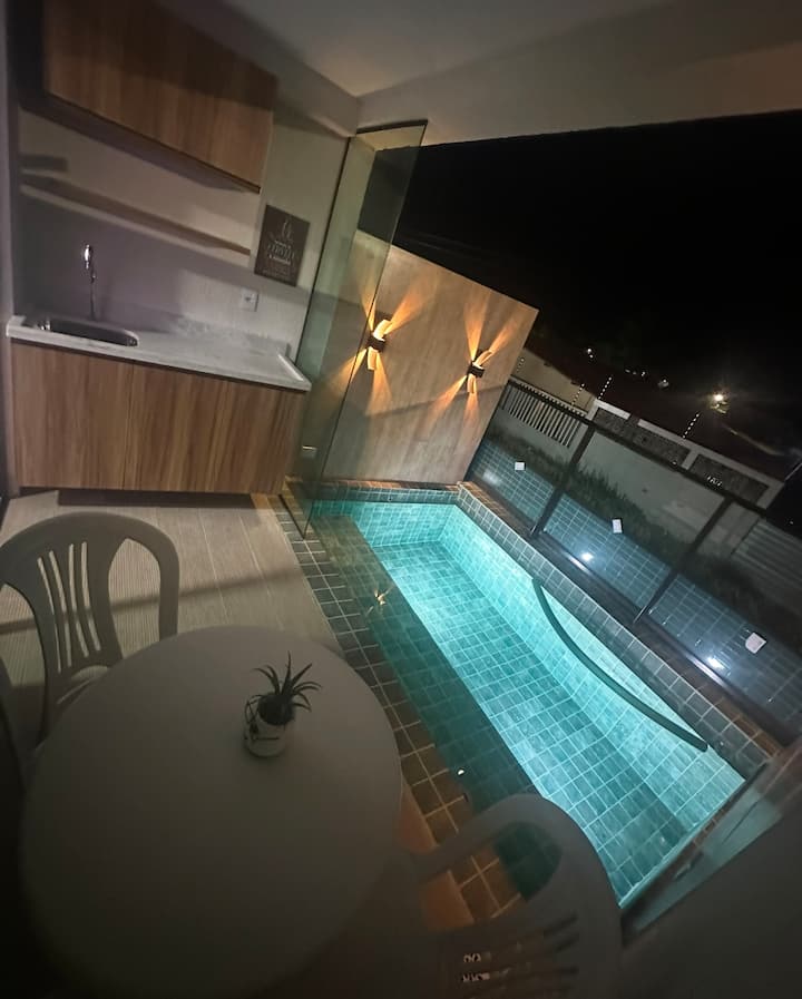 Flat - Piscina Privativa + Rooftop C/ Vista Do Mar - Praia dos Carneiros