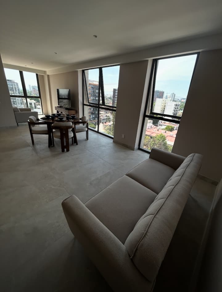 Departamento En Chapultepec Amueblado, Todo Nuevo - 