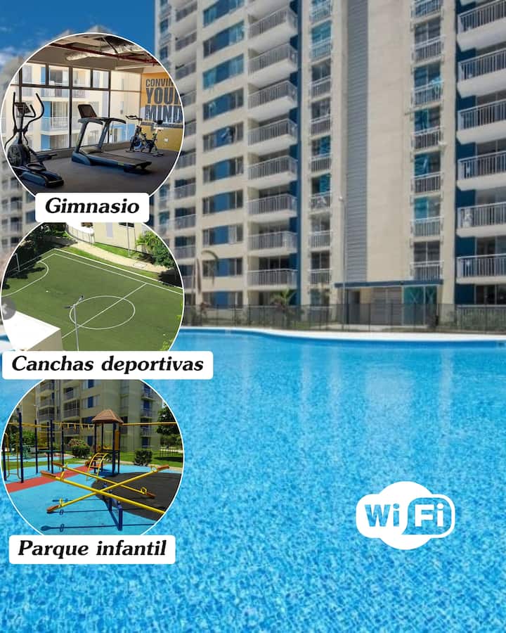 Moderno Apartamento En Ricaurte - Wifi - Girardot