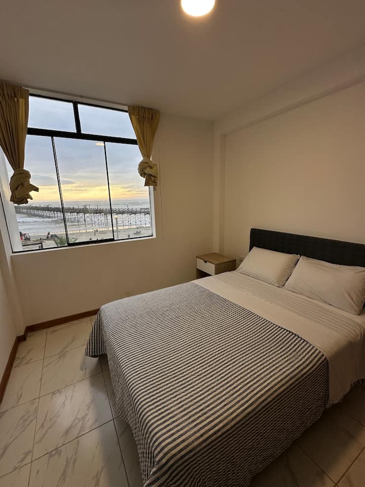 Frente Al Mar De Pimentel • Dpto. Familiar• 4 Dorm - Pimentel