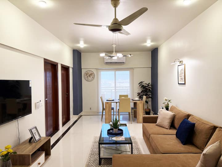 Cozy & Central 2br Unit Near Malls & Business Hub - Karachi