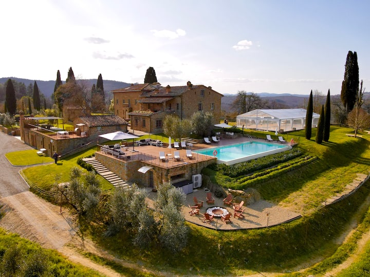 Luxury Villa Tuscany | Private Pool • Sauna • Wine - Rapolano Terme