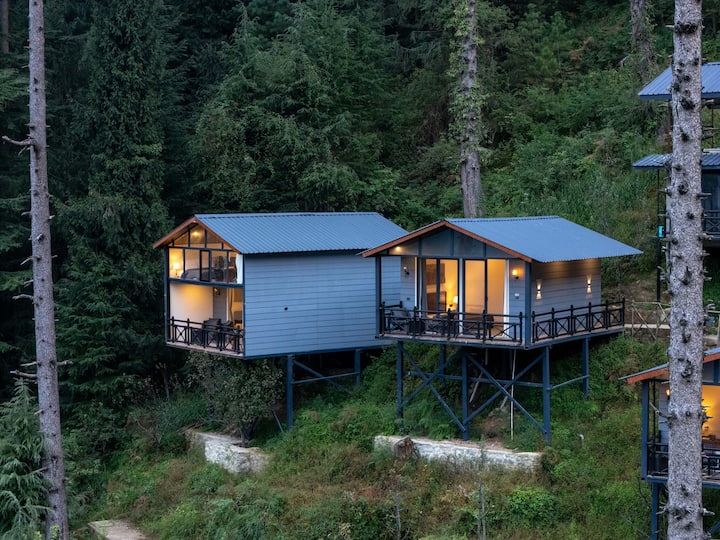 Aarzu Luxury Mountain Chalet At 7400ft In Manali - Manali