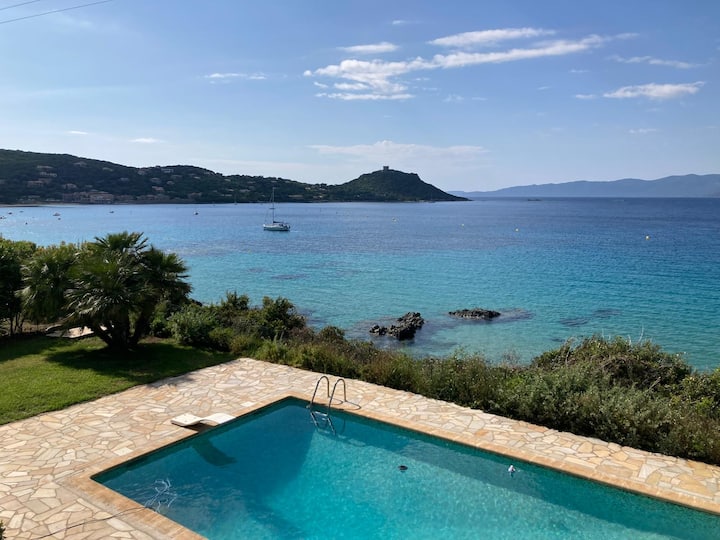 Villa Avec Vue Sublime, Piscine Privée Et Plage. - Belvédère-Campomoro
