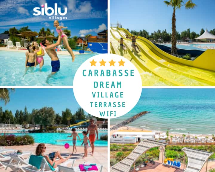 Carabasse Dream - Clim Piscine & Plage - Village - Vias