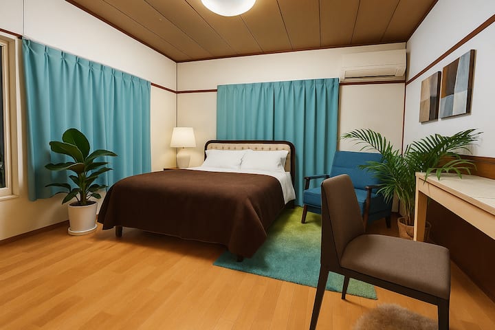 徳島駅徒歩10分｜城跡公園前の静かな貸切ステイ【didi Calm】 - Tokushima