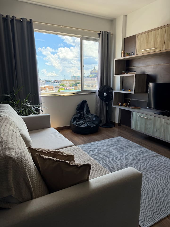 Apt Espaçoso Com Vista Pro Teatro Amazonas - São Jorge