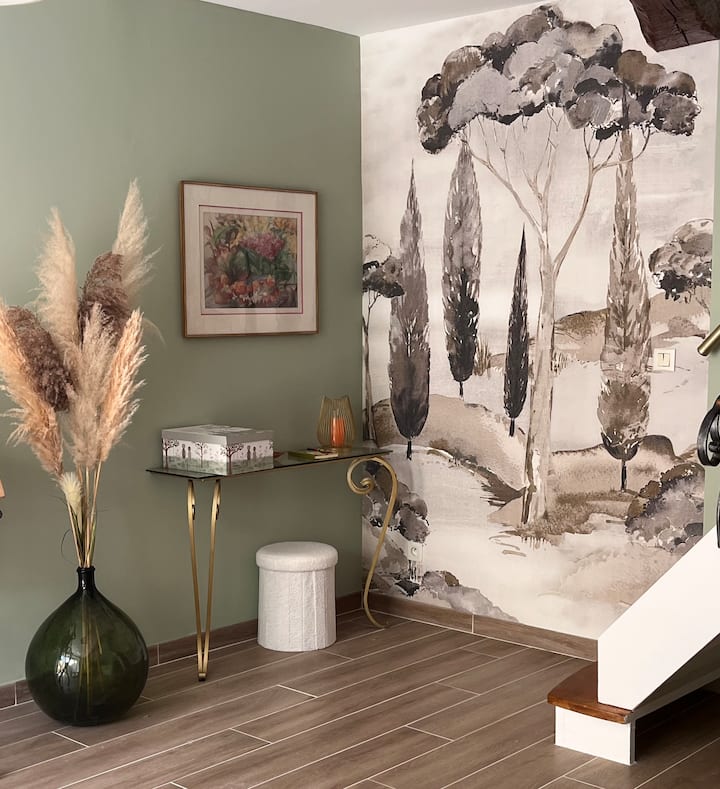 Maison Au Style Rétro Et Cosy - Orange