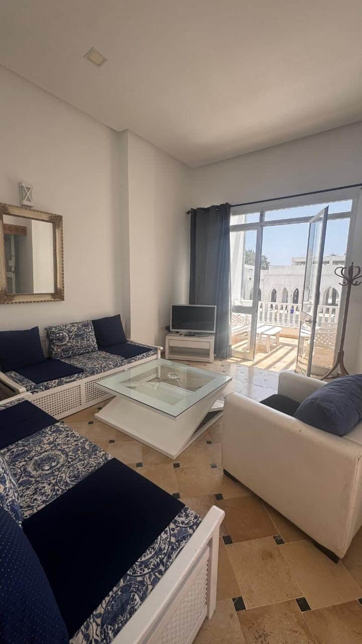 F3 S+2 à 2 Mn De La Plage 5 Lits 6 Voyageur 3 Clim - Hammamet