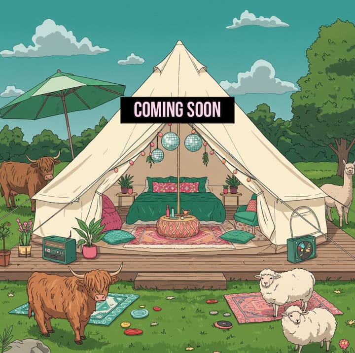 Shaggy Sheep Yurt W/ Fluffy Cows, Alpaca, & Sheep - Thomson, GA