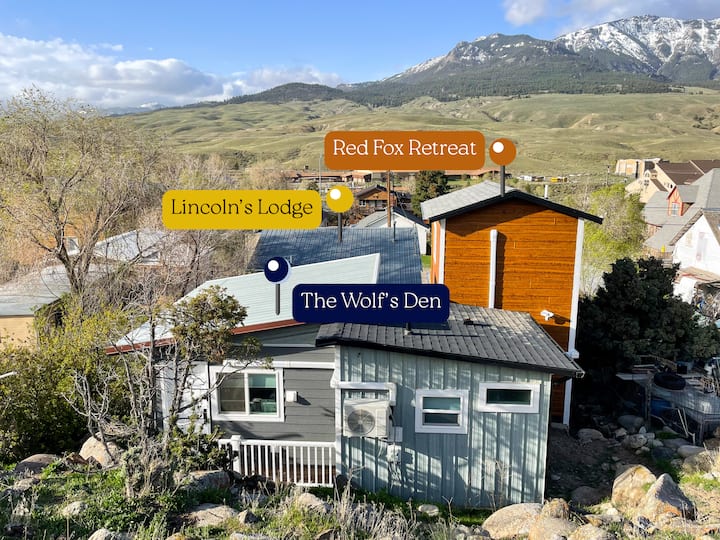 3 Cabins In 1! Sleeps 10, Mountain Views Near Ynp - Gardiner, MT