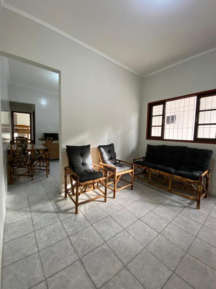 Casa Na Gulermina A 350m Do Mar - Praia Grande