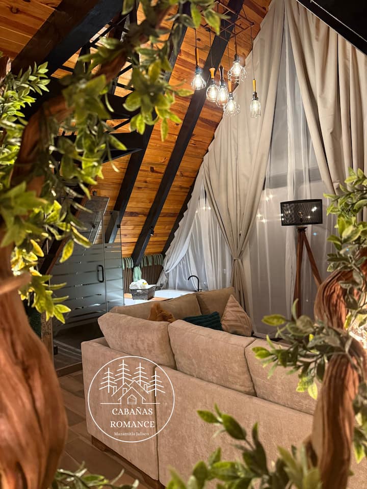 R3: Cabaña Para Parejas Jacuzzi Y Vista Al Bosque. - Mexico