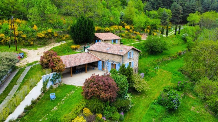 Maison De Campagne,sauna,cabane Insolite, Rivière - Ardèche