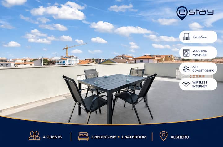 Estay - Panadès Haven Apartment - Aircon - Terrace - Alghero