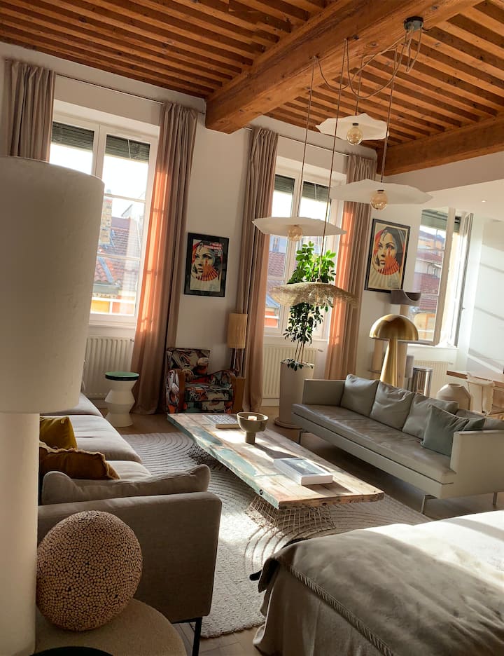 110 M2 Appart 3 Chambres Croix Rousse + Parking - Lyon