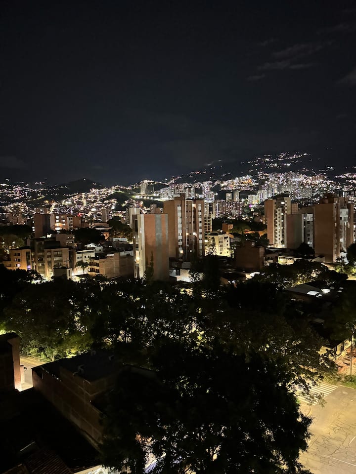 A/c, Nuevo Loft 1102, Vista A La Montaña. Wifi - 메데인