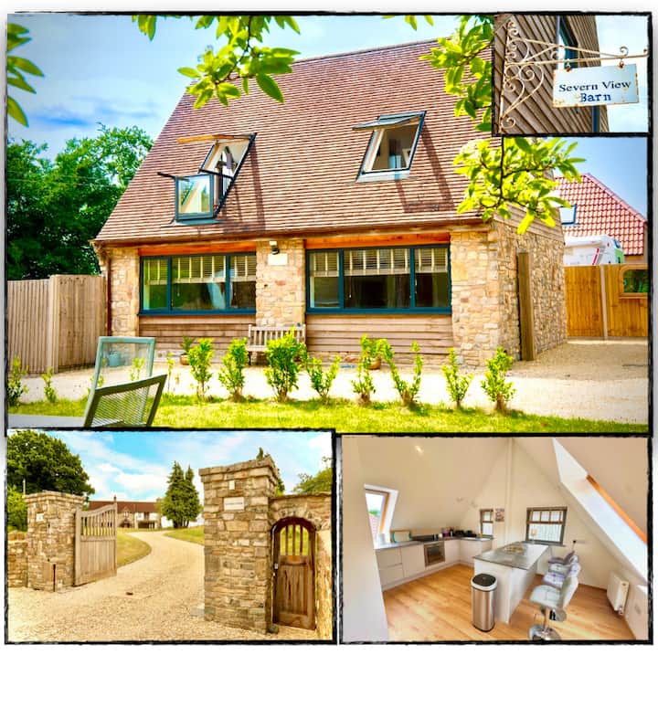 Severn View Barn. A Country Hideout Next To Our Cottage. Stylishly Furnished In A Rustic Luxury Home Theme.  
Comfortable & Cosy!

-5 Minutes From M5,  Junction 14 - Gloucestershire