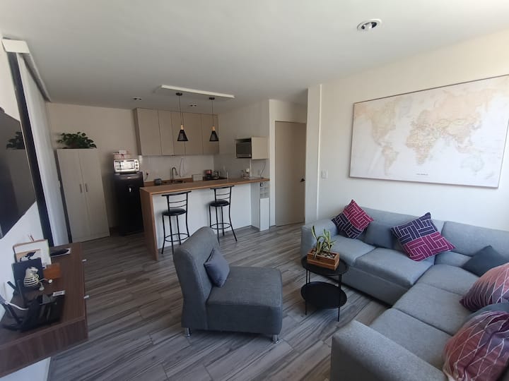 Loft W/private Entrance And Access To Roofgarden - Querétaro