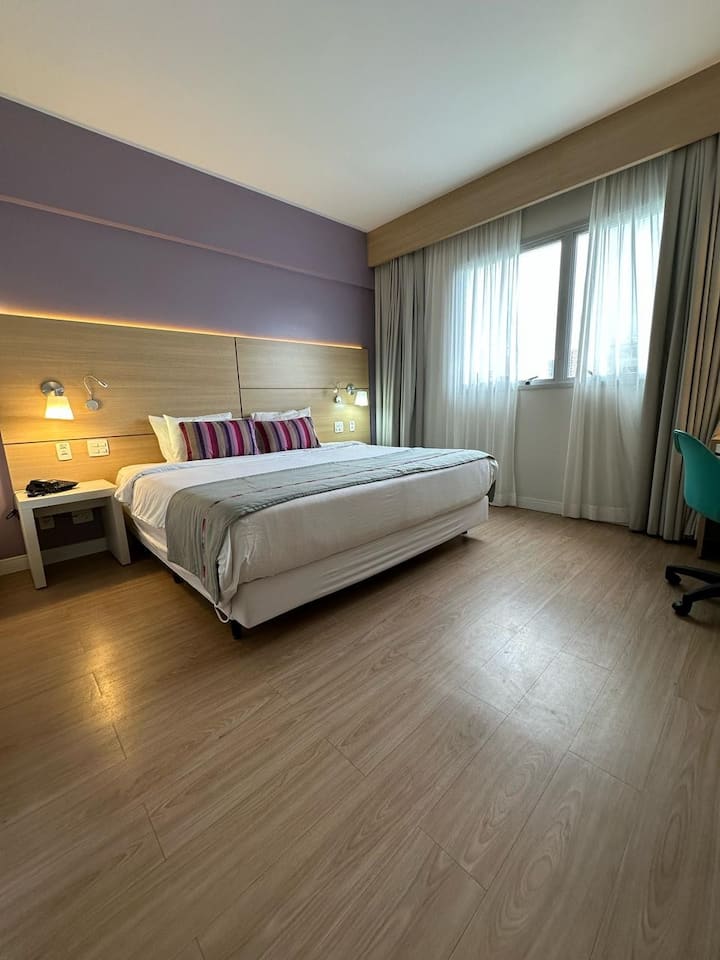 Espetacular Flat 40m Da Praia - Santos