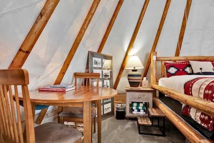 Glamping Tipi In With Heat & Ac - Bonners Ferry, ID