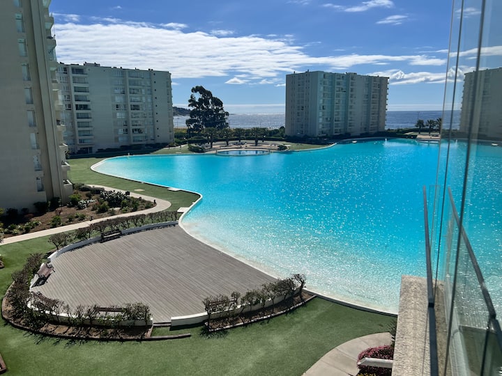 Departamento 3d/2b En Papudo Laguna Frente Al Mar! - Papudo