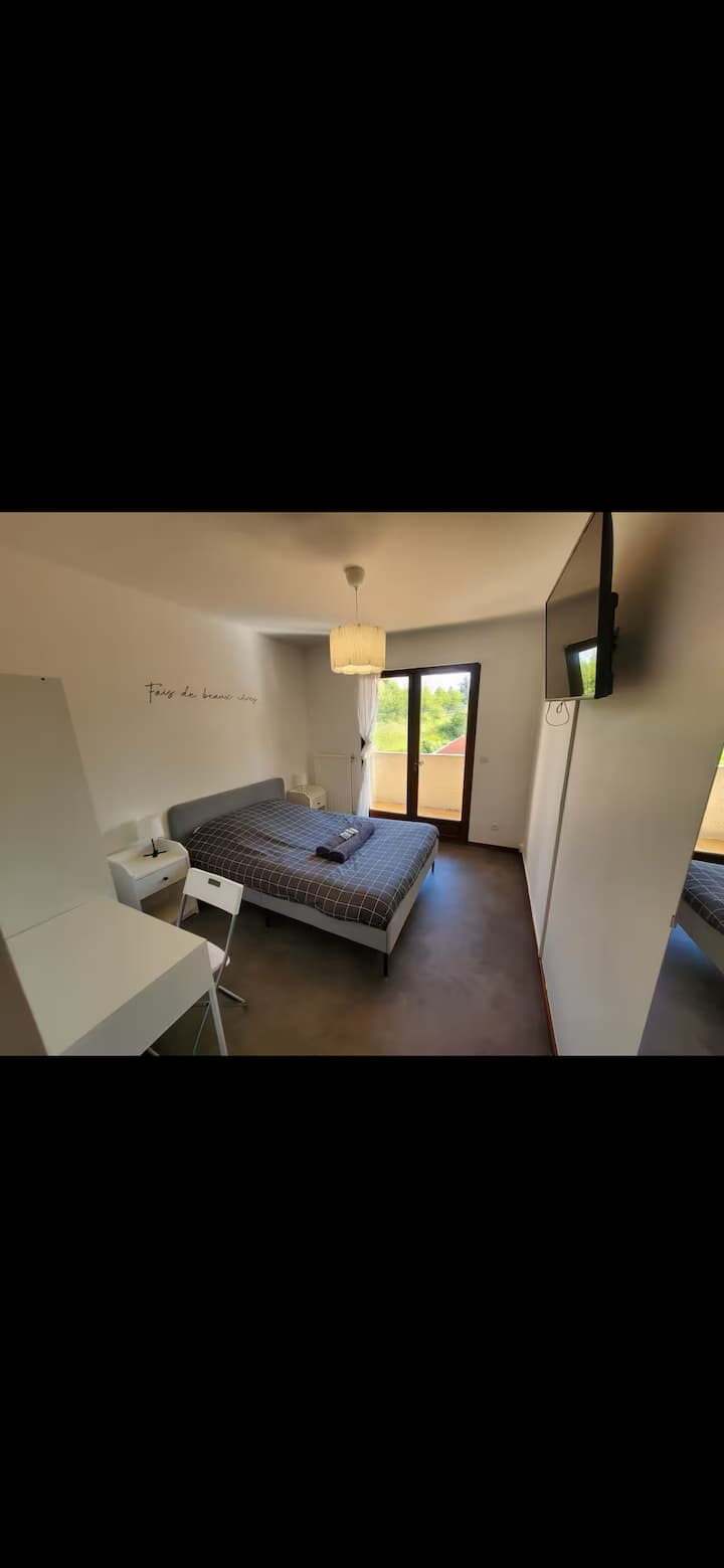 Chambre Privée 7. Arena/ol Vallée/salon Européen - Genas