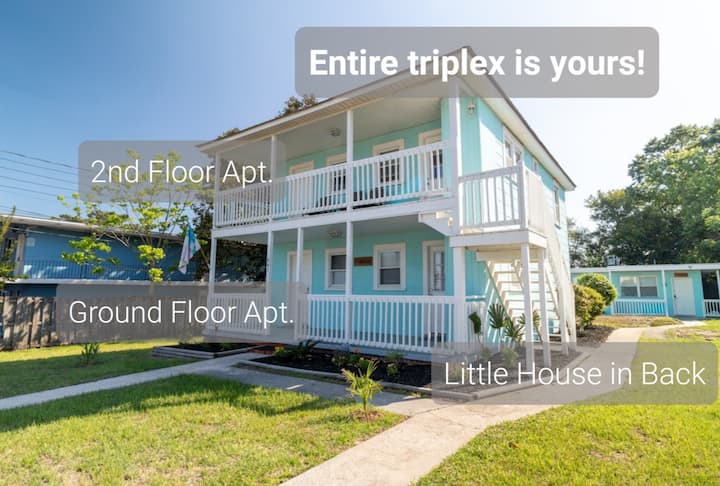 Big Blue Triplex For Big Groups: Beach Vacation! - Myrtle Beach