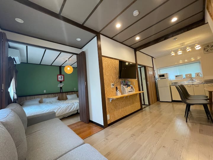 北九州｜子連れ歓迎 | 家族旅行向け｜広い庭 ｜Bbq｜ 無料駐車場｜駅徒歩12分｜長期滞在可 - Kitakyushu