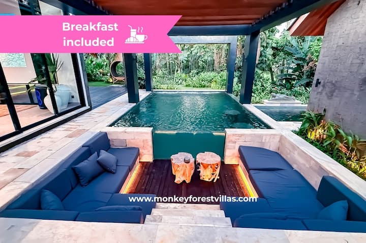 Villa Coconut (4 Bd) Infinity Pool, Sauna, Spa - Ubud