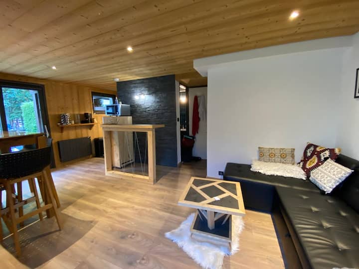 Chaleureux Appartement En Rez-de-jardin De 35m2. - Chamonix-Mont-Blanc