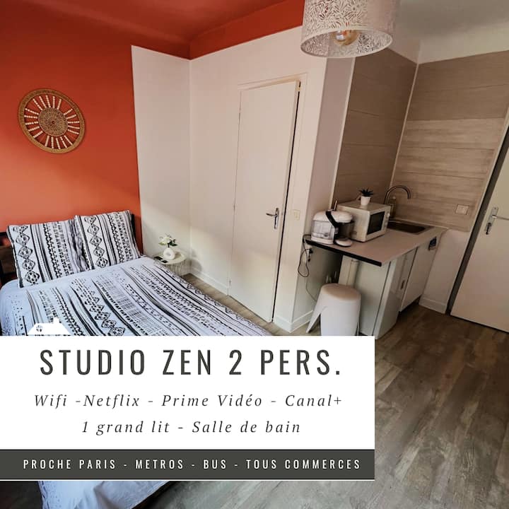 Studio Zen - Paris(5mn) - Alfortville
