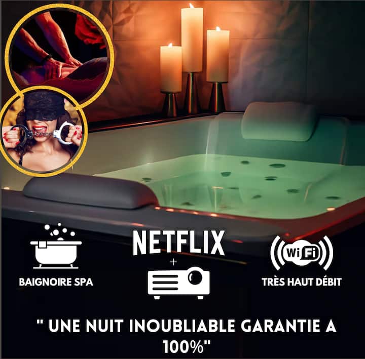 Suite Crazy'nlove Room, Jacuzzi, Cinéma, Camargue - Beaucaire