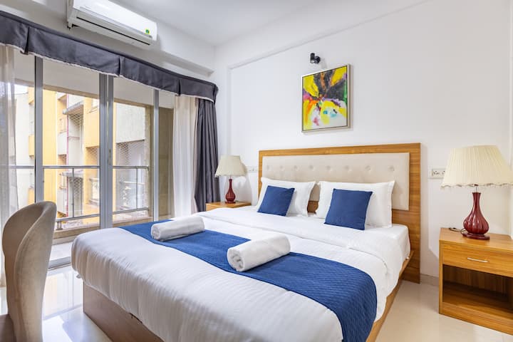 Lotus 1bhk Apartment In Charvi Reemz, Anjuna Goa - Anjuna