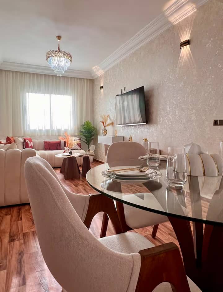 Bright & Quiet Apt • Near Parking • Hay Salam - Agadir