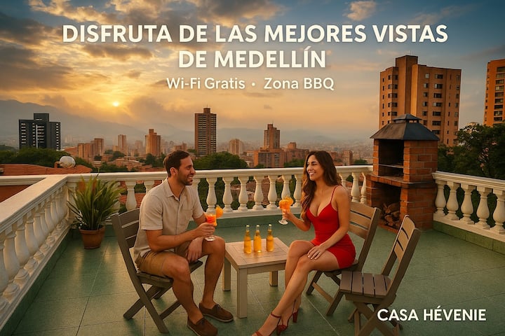 Casa Hévenie, Amplia, Familiar Y Bien Ubicada - Medellín