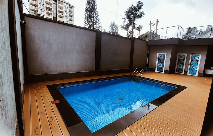 Modern 1br Lavington Pool, Gym, Fast Wifi & Secure - Kenya