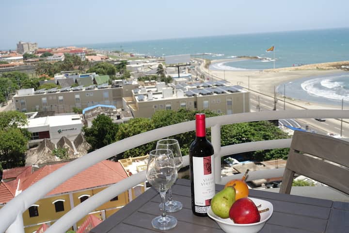 Acojedor Con Vista Al Mar Y Centro Histórico - Cartagena, Kolumbien