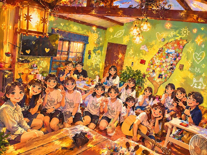 阮の厝～木之宿好友下班聚會的秘密基地《專屬大客廳電動麻將》逢甲夜市10分鐘～短期～月租 - Taichung City