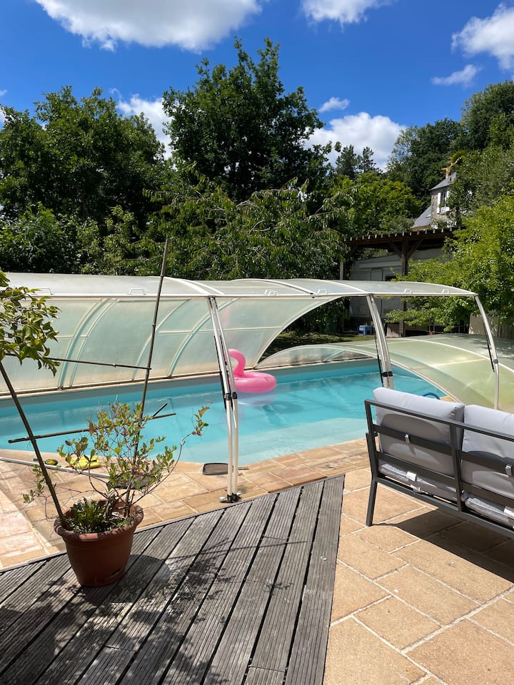 Maison + Piscine Séjour Courts - Landerneau