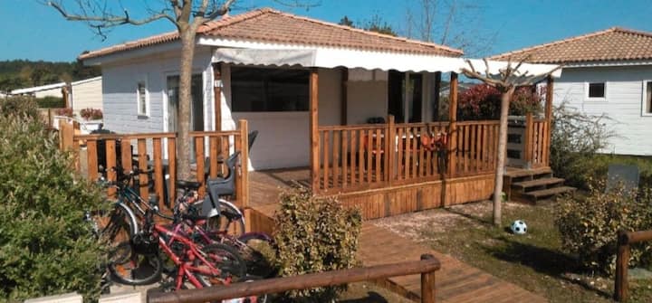 Chalet Dans Parc De Loisir, Proche Océan Et Forêt - Lit-et-Mixe