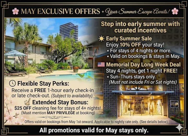 Spring Special | Steps From Galleria & Shops - Sharpstown - Houston
