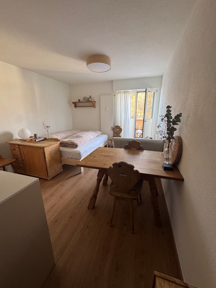 Cozy Mountain Studio Apartment - Silvaplana