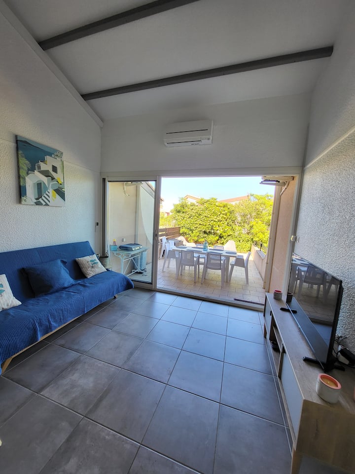 Maison Au Calme Terrasse~clim~parking Plage à 6min - Saint-Pierre-la-Mer