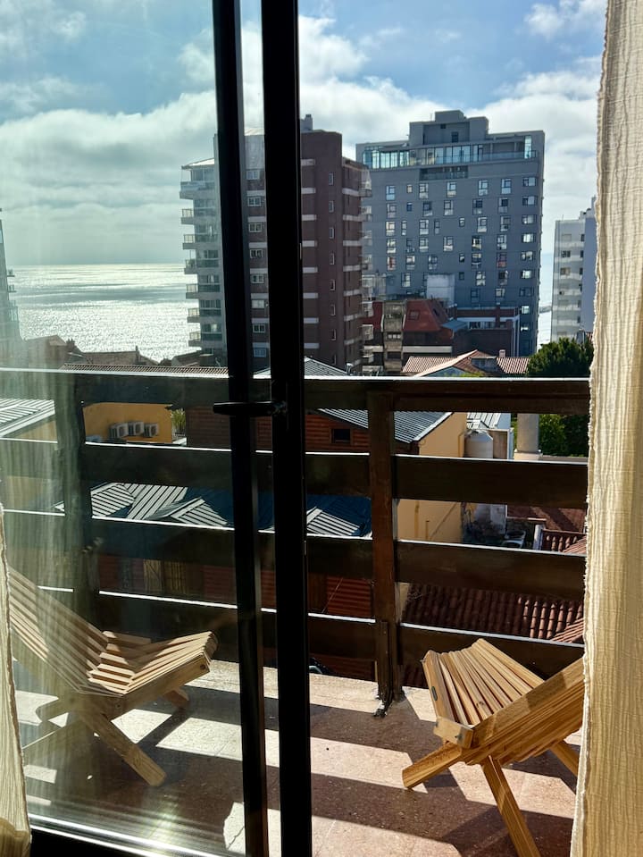 Sea View Studio Apartment In Varese Güemes - Mar del Plata